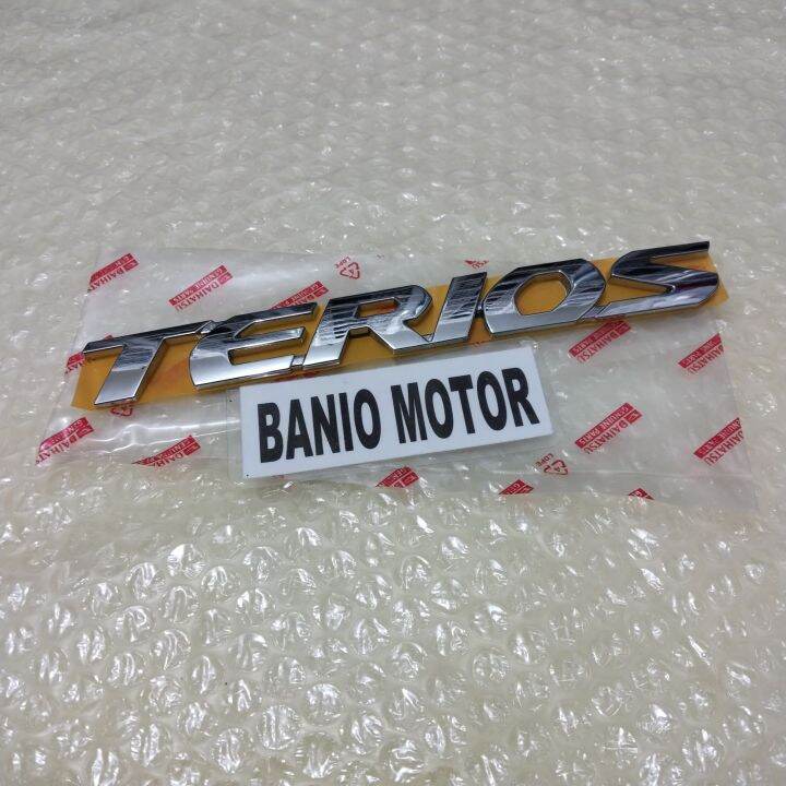 emblem logo tulisan terios original | Lazada Indonesia