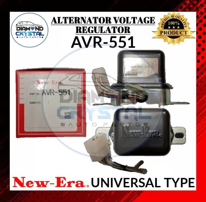 ALTERNATOR VOLTAGE REGULATOR AVR-551 12VOLTS " GENUINE NEW ERA JAPAN ...
