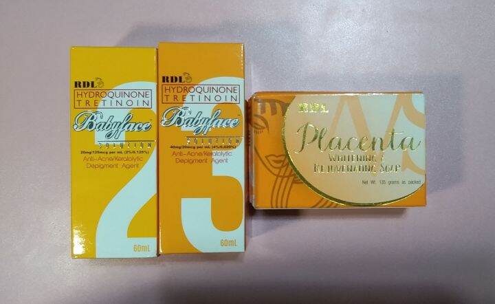 RDL Baby Face #2 60ml with RDL Placenta Rejuvenating soap (FREE COTTON ...