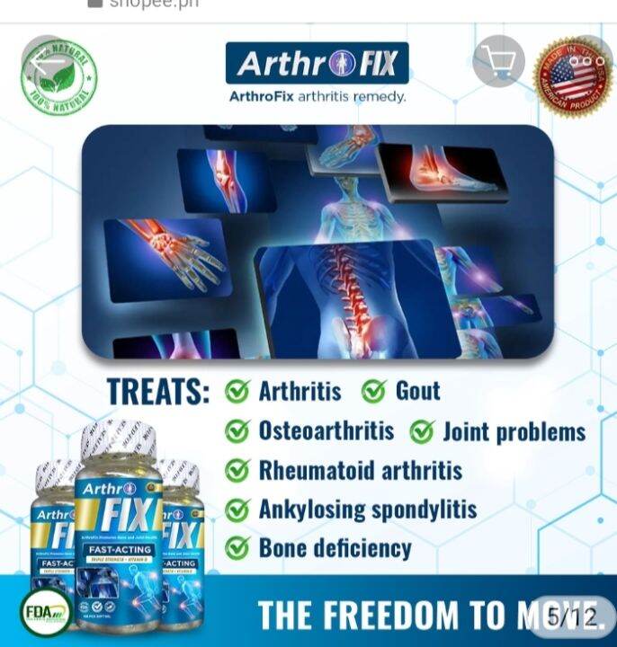 ARTHROFIX,Osteoarthritis-Rheumatoid Arthritis (RAYUMA)-Gout -Jont pain ...