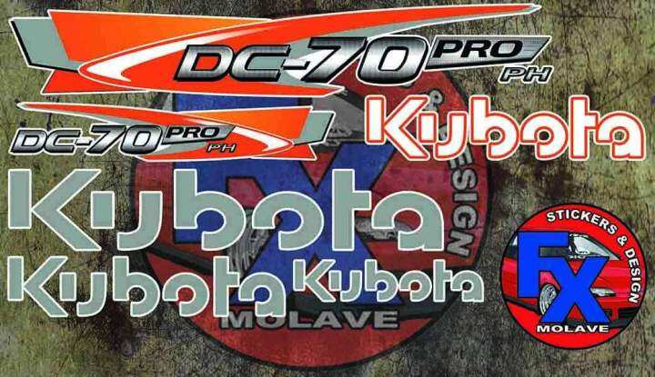 Kubota DC70 PRO PH sticker | Lazada PH