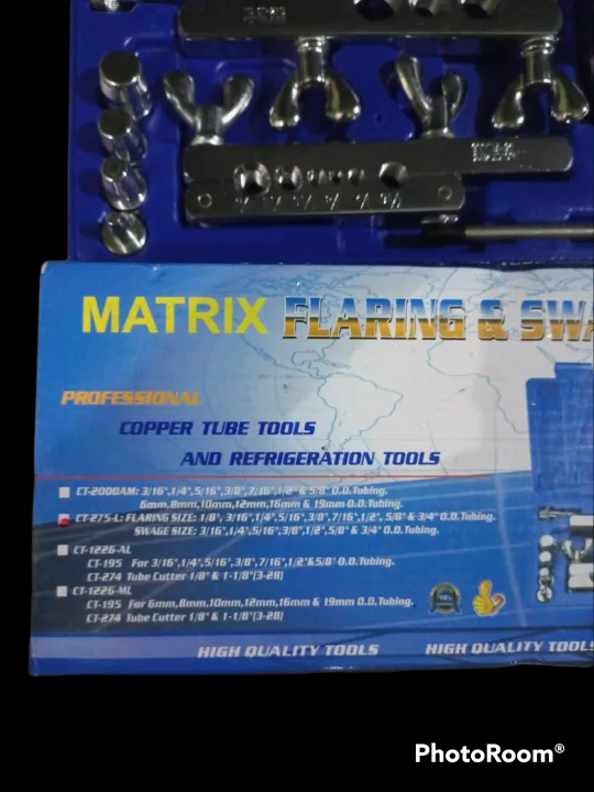 flaring&swaging toolkit.alat flaring untuk pemasangn unit AC /flaring ...