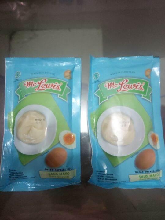 mayonais mayonase saus mayo rasa original kemasan 100 gr mc lewis ...