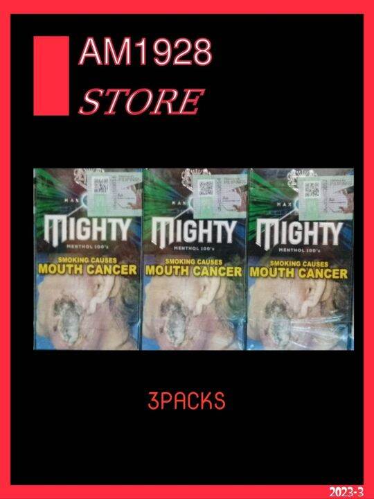Mighty Blue Max Cool (Authentic) 3 Packs (60 Sticks) | Lazada PH