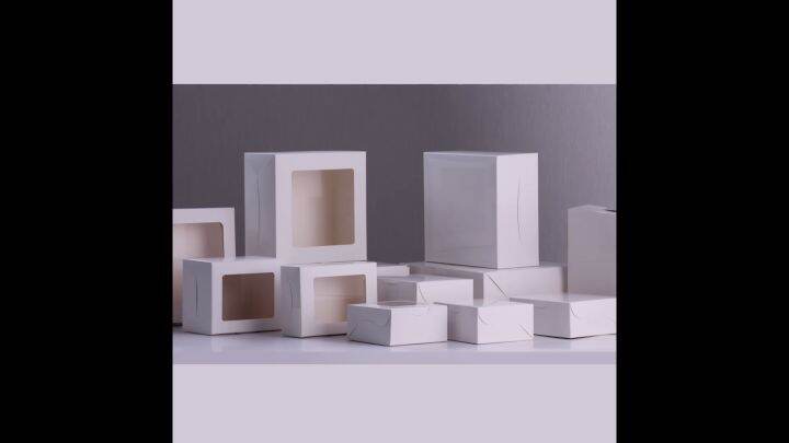 Quickpack - กล่องประหยัด เค้ก/ครัวซองต์ 1 ปอนด์ ขนาด 20x20x10 cm – 10 กล่อง | Lazada.co.th