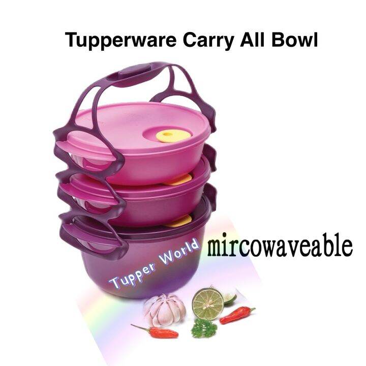 Tupperware Carry All Bowl (Microwaveable) | Lazada