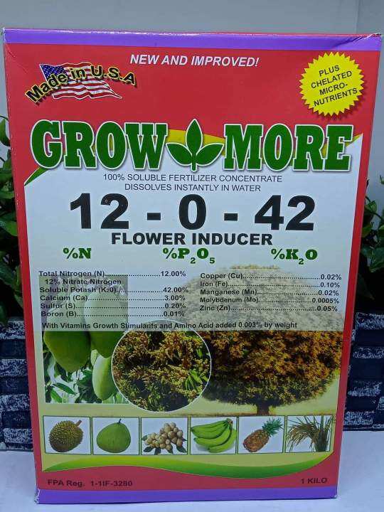 Grow More 12-0-42 Flower Inducer ( 1Kl ) | Lazada PH