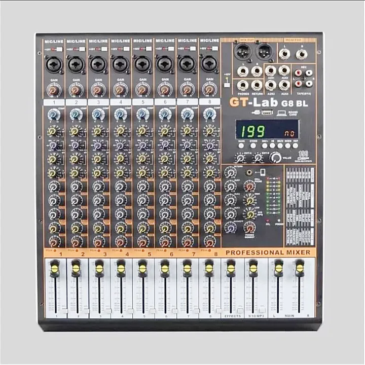 Mixer Audio RDW Gt Lab G8 BL Original 8Ch | Lazada Indonesia