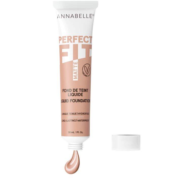 แท้100%🇨🇦 Annabelle Perfect Fit Foundation, 120Rose Ivory, 1 Ounce ...