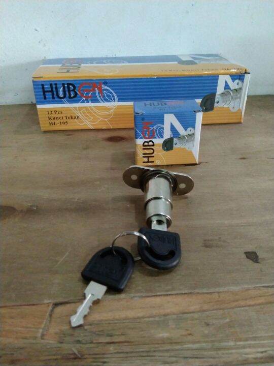 Kunci Tekan/Kunci Etalase/Kunci Huben/Push Lock HL 105 | Lazada Indonesia