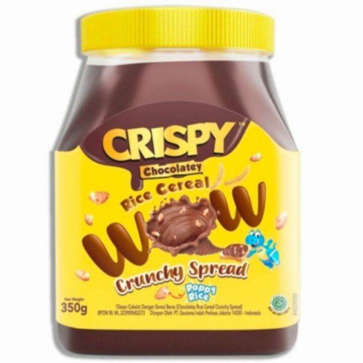 Crispy Selai Chocolatey Crunchy Spread 350gr | Selai Crispy Coklat 350 ...