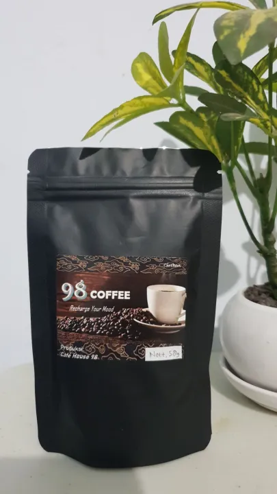 Coffee Khas Cafe House 98 kopi bubuk tanpa gula 50g | Lazada Indonesia