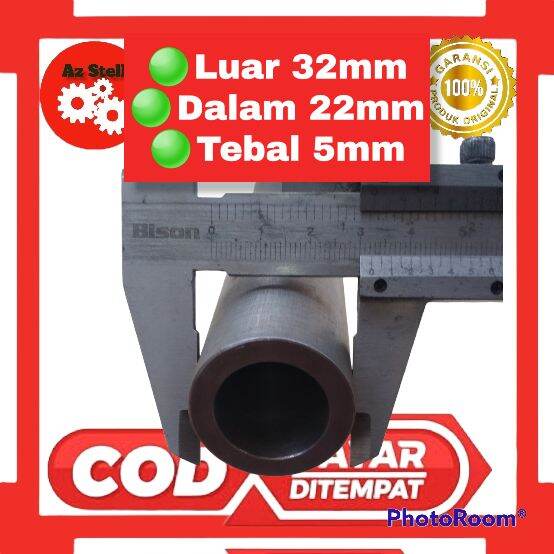 Pipa Besi Seamless - Diameter Luar 32mm/Dalam22mm - Tebal 5mm panjang ...