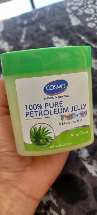 Cosmo 100% Petroleum Jelly Skin Protectant 125ml(Aloe Vera)Made in ...