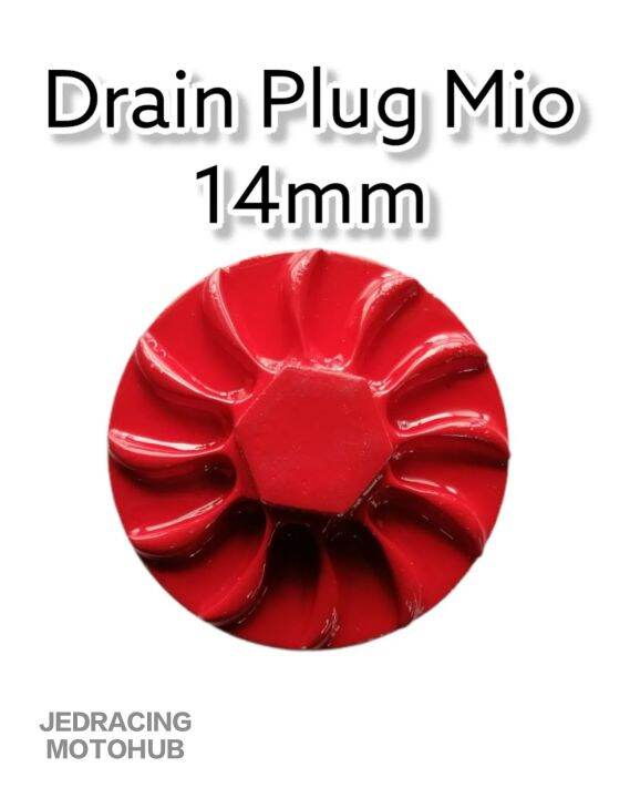 DRAIN PLUG MIO MOTORCYCLE RED COLOR | Lazada PH