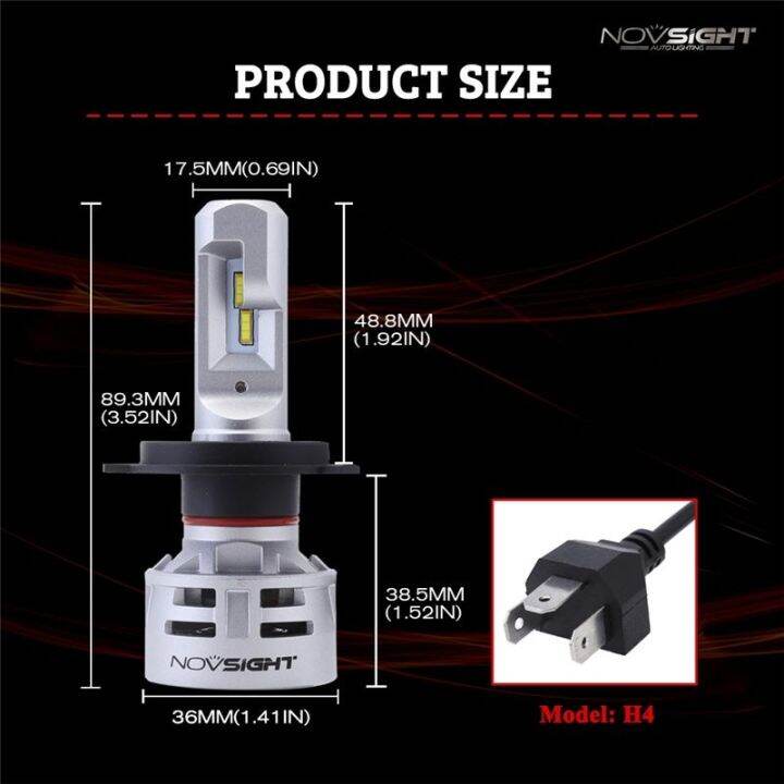 Novsight N9 Series (H4 Bulb Type | Lazada PH