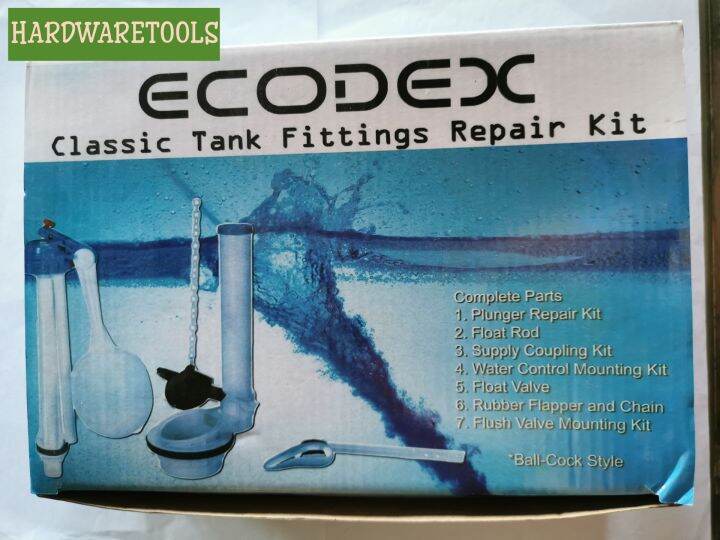 Ecodex Classic Tank Fittings Repair Kit Lever Type Ball Cock Style ...