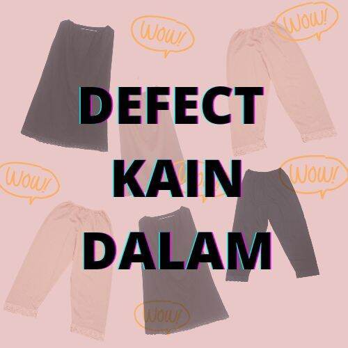 DEFECT KAIN DALAM LABUH/PETTICOAT/INNERSKIRT | Lazada