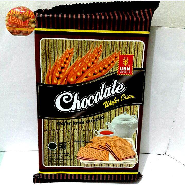 ubm wafer renyah krim coklat kemasan 230 gr | Lazada Indonesia