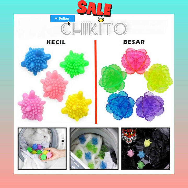 CHIKITO Magic Laundry Ball Bola Laundry Mesin Cuci | Lazada Indonesia