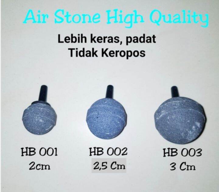 Batu Airstone HB-001 / HB-002 / HB-003 Batu Oksigen Aquarium/ Batu ...