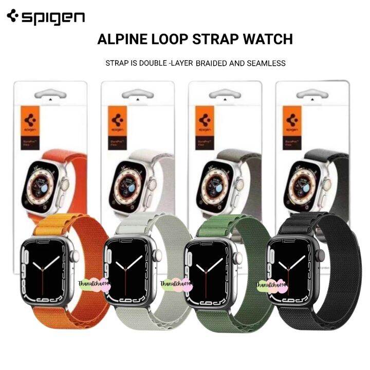 สายนาฬิกาไนล่อน Spigen Alpine Loop Strap Watch | Lazada.co.th