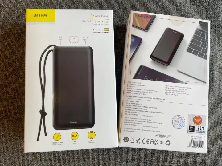 Baseus 20000 mah พาวเวอร์แบง | Lazada.co.th