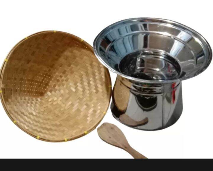 seeng kukus stenlis steel paket hemat / seeng kukusan nasi jadul/ seeng ...