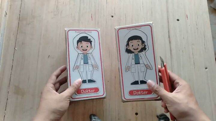 Puzzle kayu profesi | Lazada Indonesia