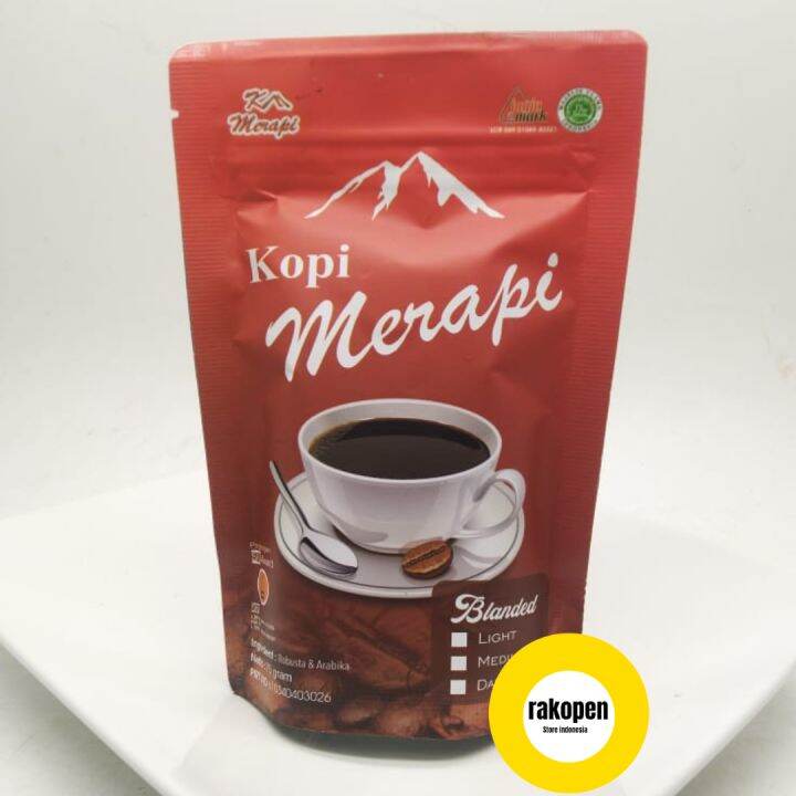 Kopi Merapi Blanded Murni Medium Kopi Harum Kopi Hitam No 1 Asli Jogja ...
