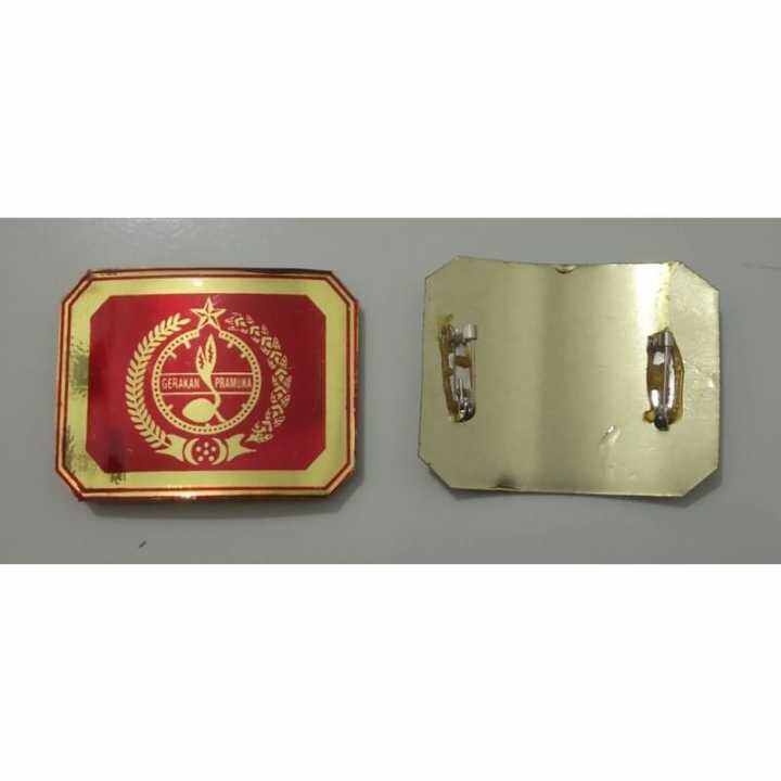 Pin Topi Pramuka Penggalang Putra Fiber Resin / Tanda Topi Pramuka ...