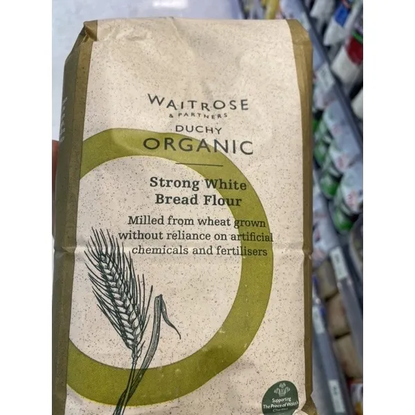 แป้งขนมปัง ออร์แกนิค 1.5 kg. Organic Strong White Bread Flour Duchy ...