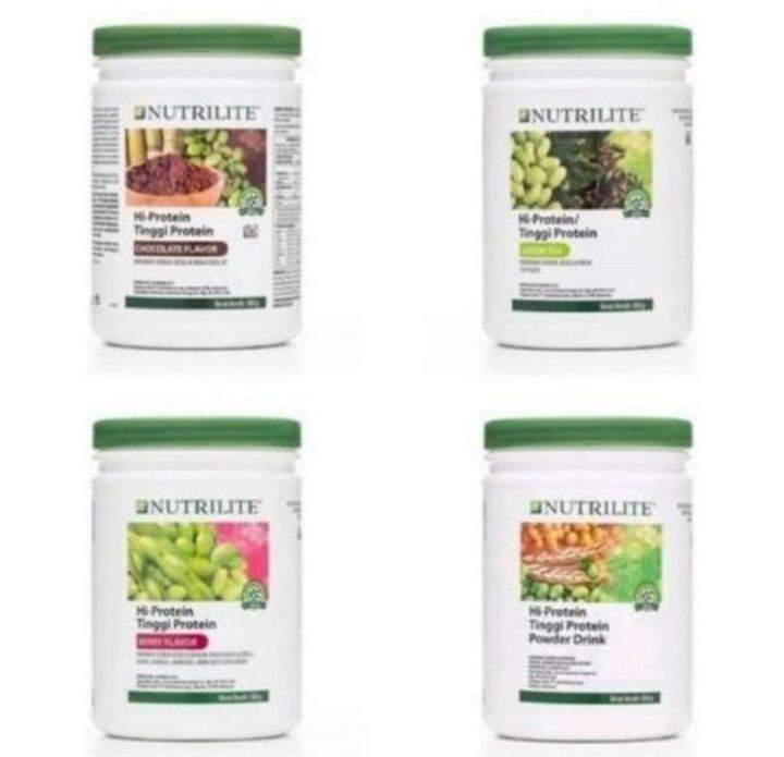 Nutrilite Hi Protein All Plant,Berry,Coklat,Green Tea | Lazada Indonesia