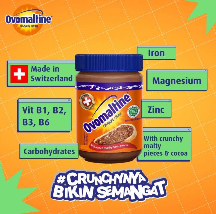 Ovomaltine Crunchy Cream 680gr | Lazada Indonesia
