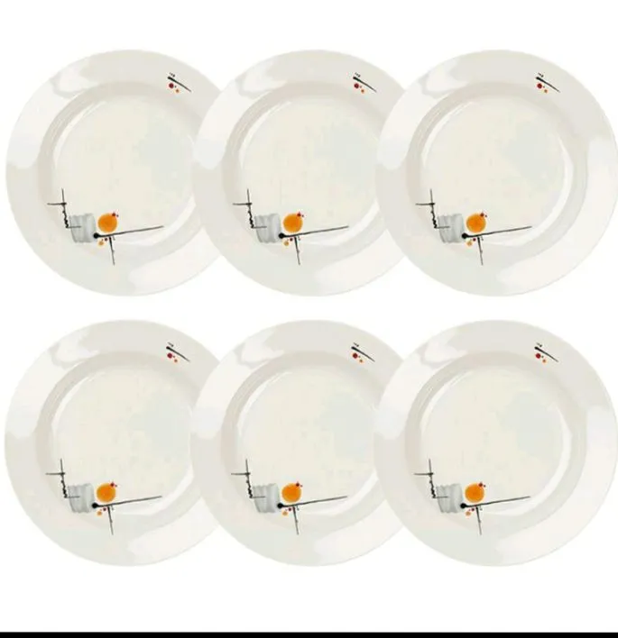 MELAWARES 6pcs DINNER PLATES SET 11"INCH (MORNING SUN PLATE) | Lazada PH
