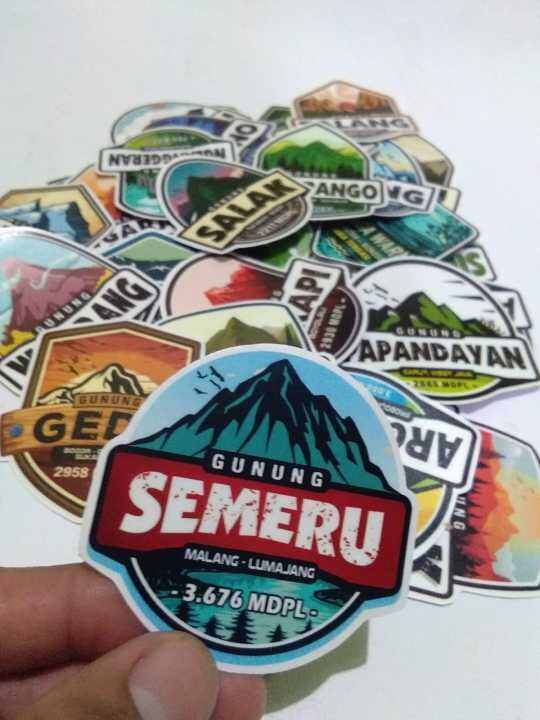 Stiker Gunung Indonesia/Stiker Gunung | Lazada Indonesia