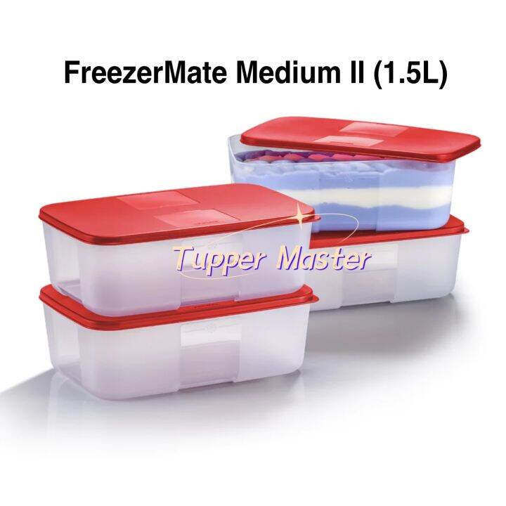 New Colour Tupperware FreezerMate Medium II ( 1.5L ) 1pc / 2pcs | Lazada