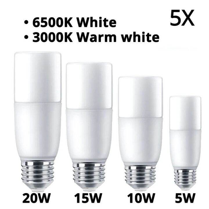 E27 Energy Saving LED Bulb Home 5W/10W/15W/20W Bulb No Flicker Bulb ...