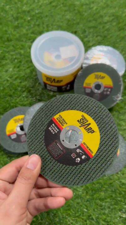 ใบตัดเหล็ก ใบตัดสเตนเลส4นิ้ว(50แผ่น) ใย2ชั้นเกรดพีเมียม (ขนาด107mm X 1 ...