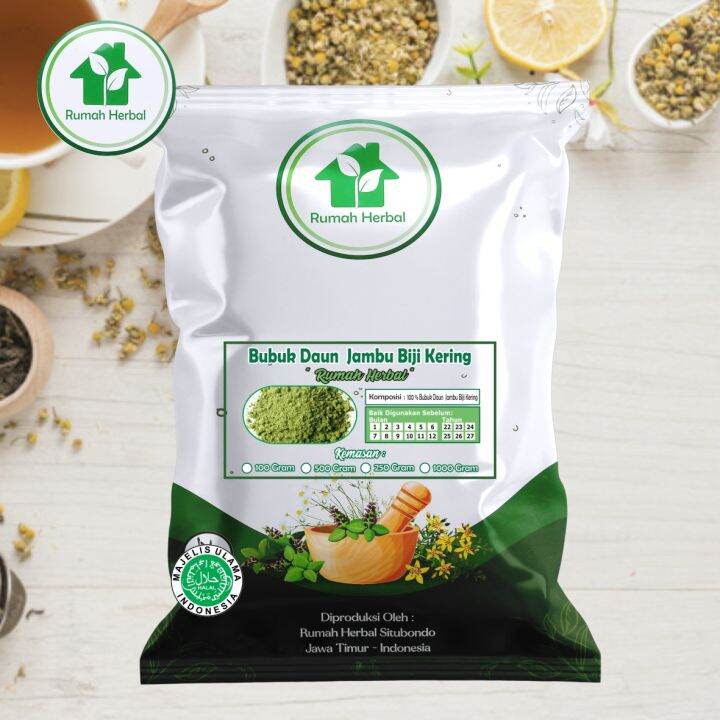 Bubuk/Serbuk daun jambu biji kemasan 250 gram | Lazada Indonesia