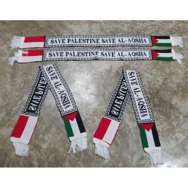 Syal selendang Palestine//save Palestine save al-aqsha | Lazada Indonesia