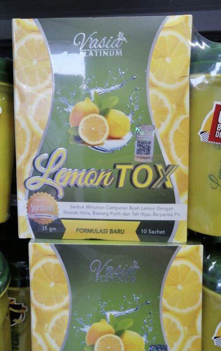 V'Asia Lemon Tox 1 box 10 sachet | Lazada
