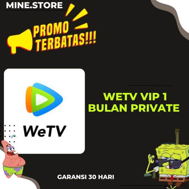 WeTV premium VIP 1 USER PRIVATE 1 BULAN FULL (IOS,ANDROID & SMART TV) | Lazada Indonesia