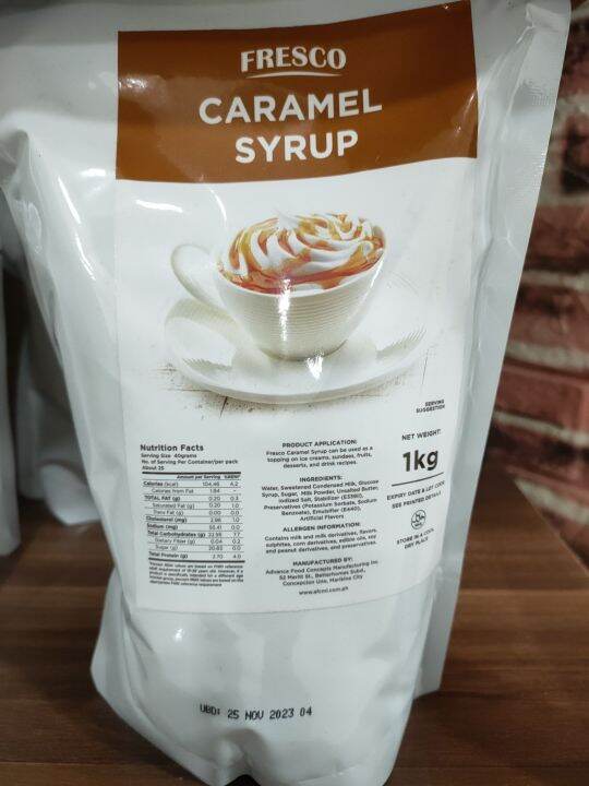 Freso Caramel Syrup 1KG | Lazada PH