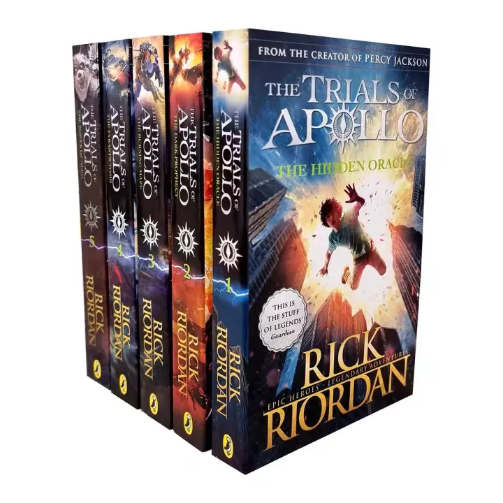 The Trials of Apollo Series 1-5 Books, The Hidden Oracle/Dark Prophecy ...