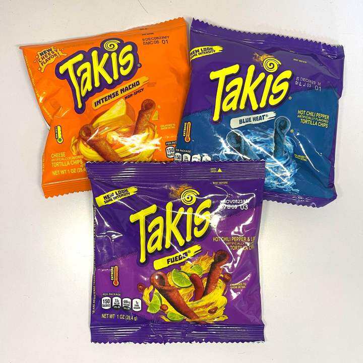 Takis Fuego . Blue Heat . Intense Nacho 1oz per piece | Lazada PH