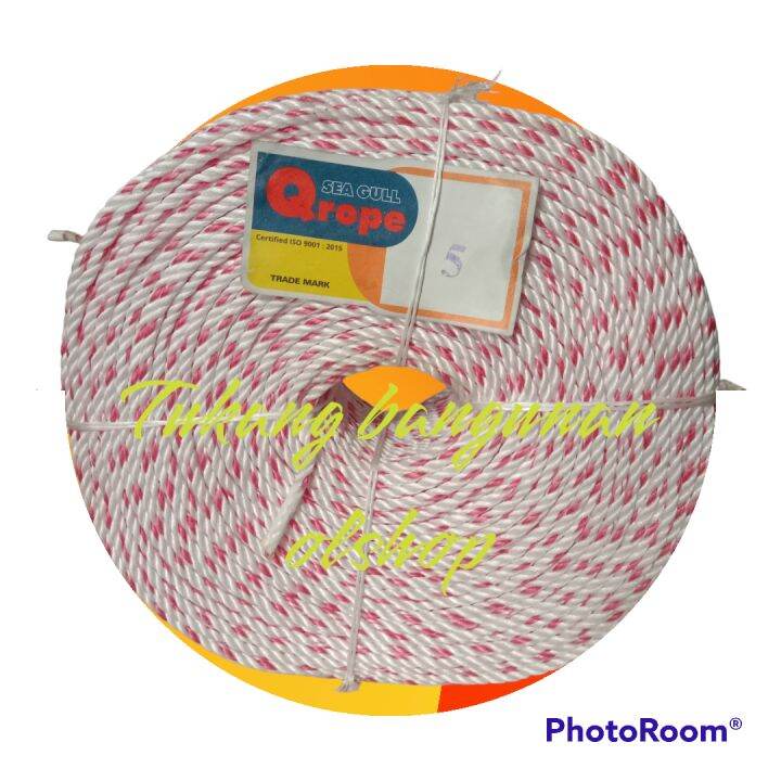 Tali Tampar Tambang palstik 5 mm Merk Qrope Panjang 200.mtr | Lazada Indonesia