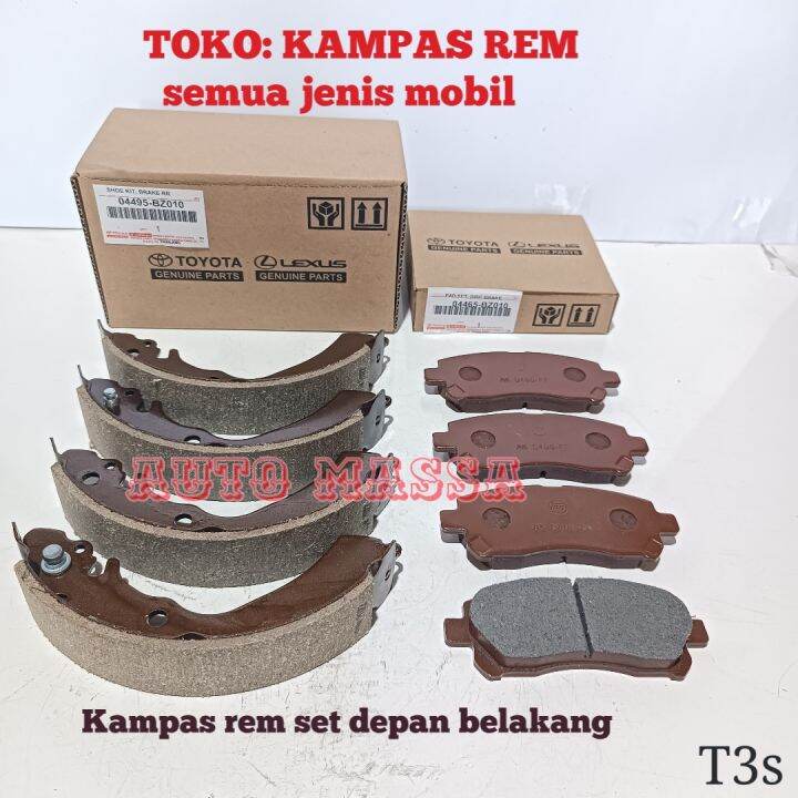 KAMPAS REM SET AVANZA VELOZ XENIA KOMPLIT DEPAN BELAKANG AVANZA VELOZ XENIA | Lazada Indonesia