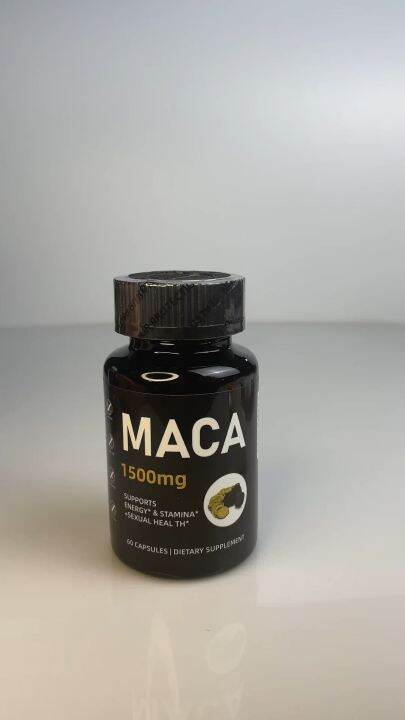 Maca 1500mg丨Support reproductive health (Maca for men and women)丨Sex drive, energy, muscle ...