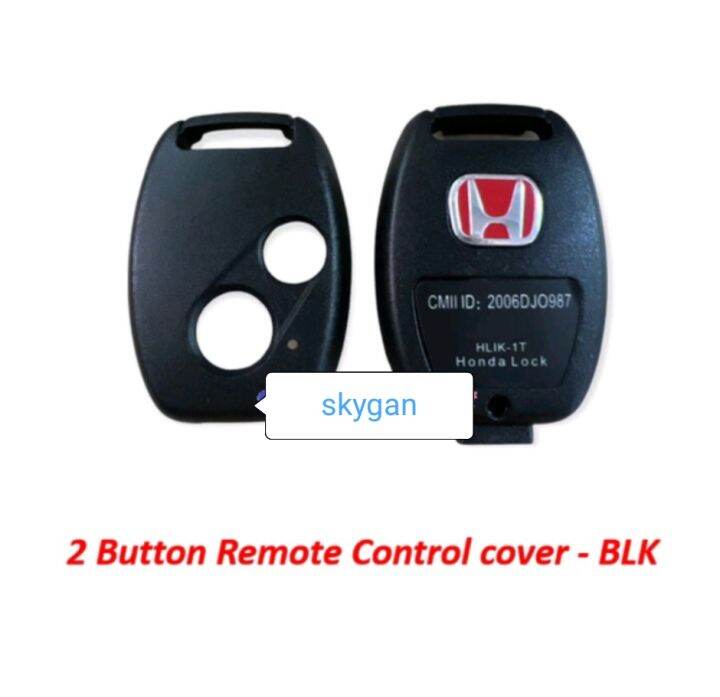 HONDA 2 Button Remote Car Key Cover Case Shell For JAZZ CITY CRV CIVIC ...